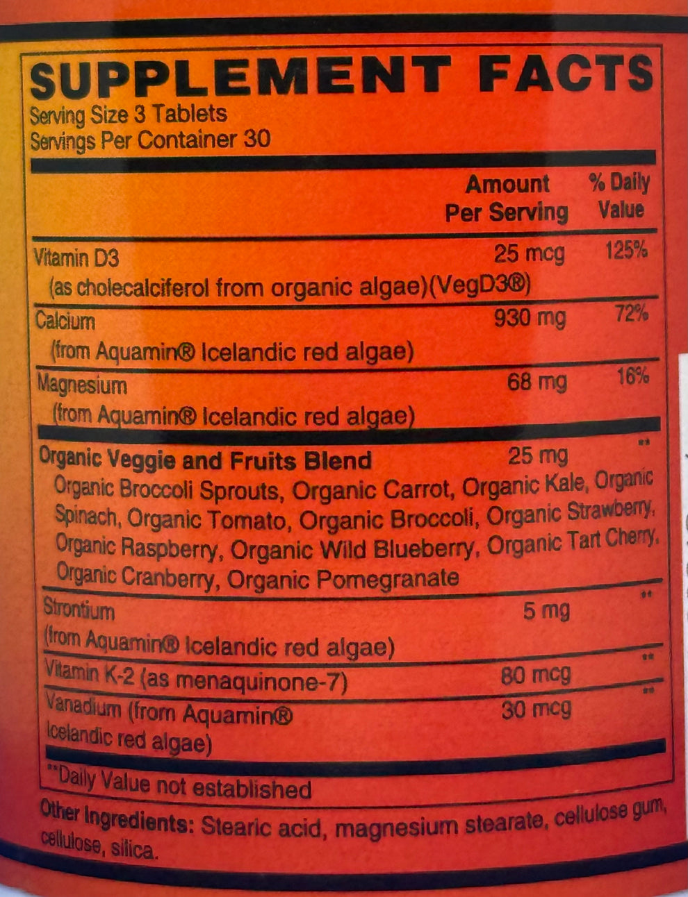 Slim Tab Algae Based Calcium, tabs – Betsy's Health Foods